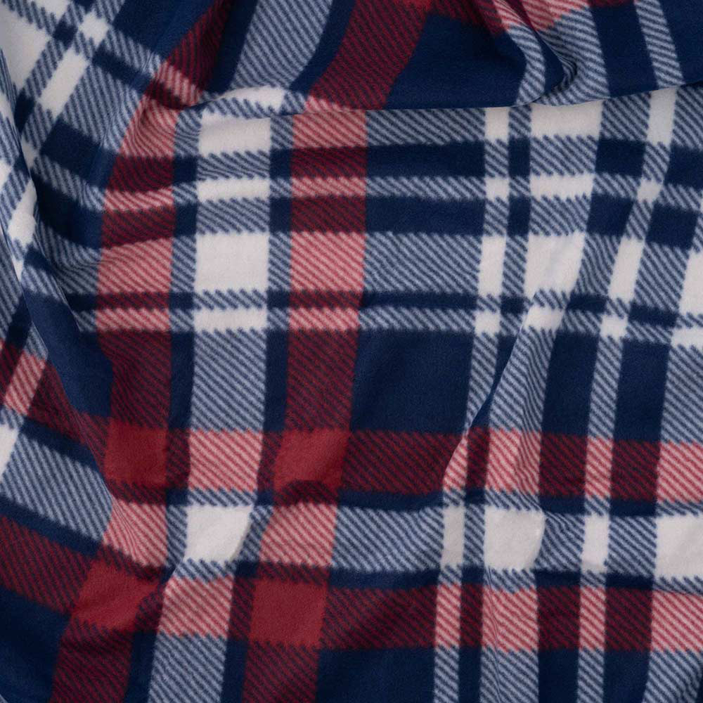 Плед ARDESTO Fleece 130x160см Клітка синьо-бордова (ART0719PB) ᐉ купити ...