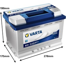 Акумулятор VARTA Dynamic SLI 12В 74Ач 680А R+ (574012068) ᐉ купити в ...