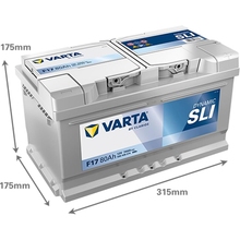 Аккумулятор VARTA Dynamic SLI 12В 80Ач 740А R+ (580406074) ᐉ купить в ...