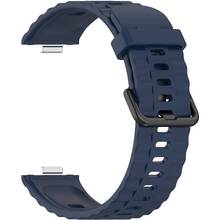 Ремешок BECOVER Ribbed Tape для Huawei Watch Fit 3/Fit 4/Fit 4 Pro Deep ...