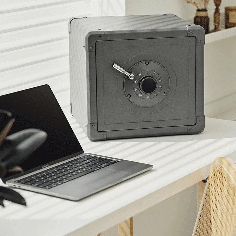 Смарт-сейф CRMCR Retro Mechanical Smart Safe Deposit Box Grey (BGX-D1 ...