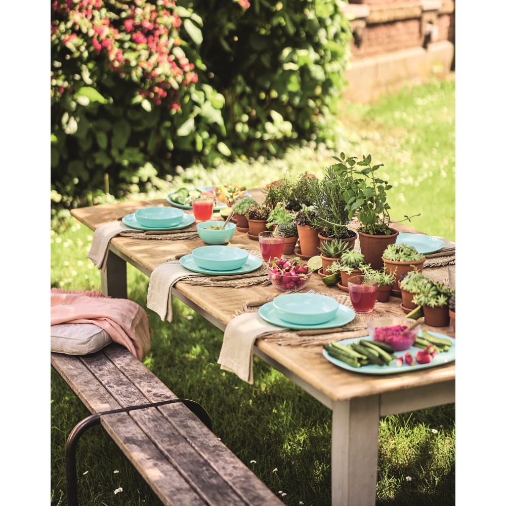 Страва LUMINARC DIWALI LIGHT TURQUOISE 32 см (Q8510) ᐉ купити в FOXTROT ...