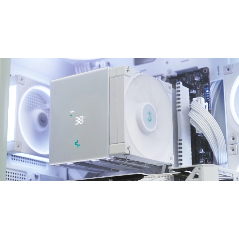 Кулер процесорний DEEPCOOL AK620 Digital WH White (R-AK620-WHADMN-GJD ...