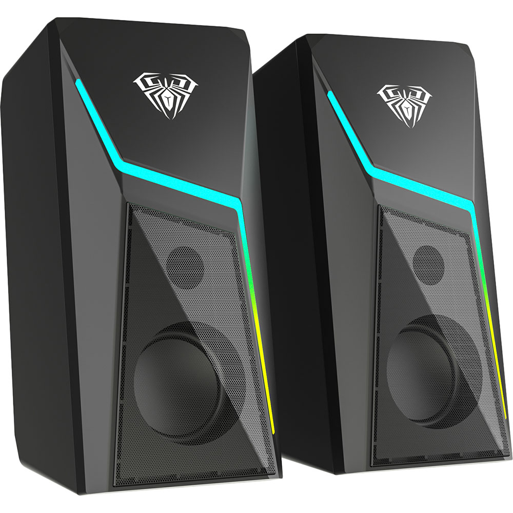 Колонки AULA N-521 Multi-Color Desktop Black (6948391265063) ᐉ купити в ...