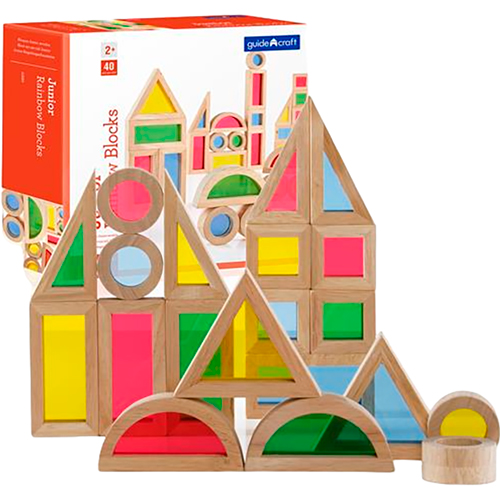 Кубики Guidecraft Block Play Маленька веселка 40 шт. (G3083) Купити за низькою ціною в Україні ...