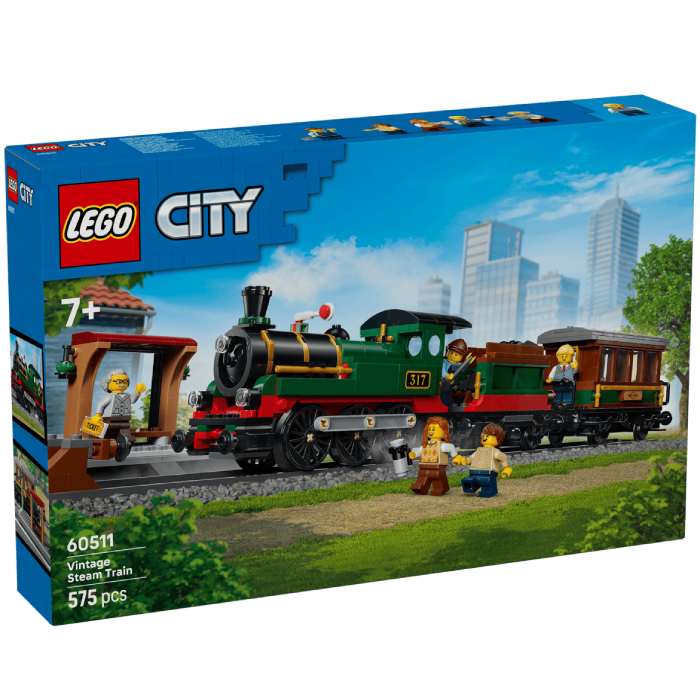 Конструктор LEGO City Старовинний паровоз 575 деталей (60511) ᐉ купити ...