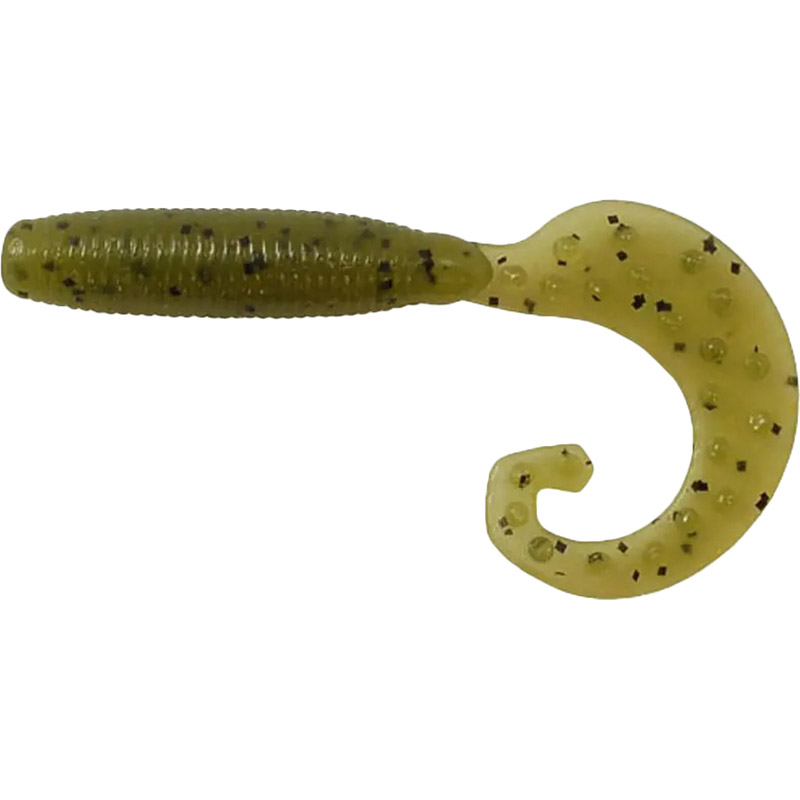 Силікон REINS Fat G-Tail Grub 3" 001 Watermelon Seed (12шт/уп ...
