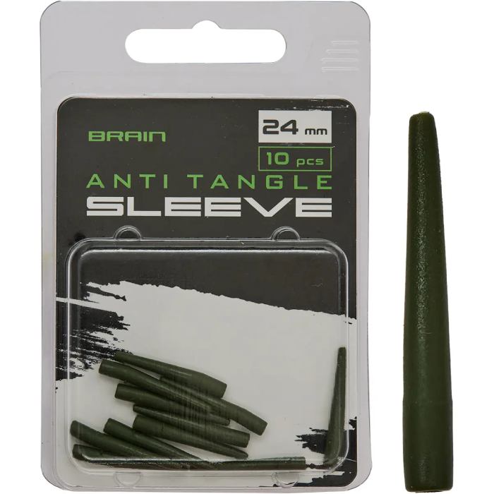 Набор противозакручивателей BRAIN Anti Tangle Sleeve 24 мм 10 шт Green ...