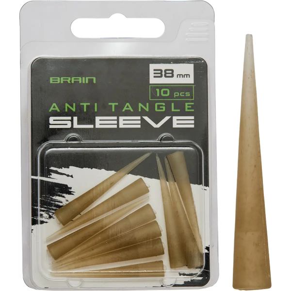 Набор противозакручивателей BRAIN Anti Tangle Sleeve 38 мм 10 шт Brown ...