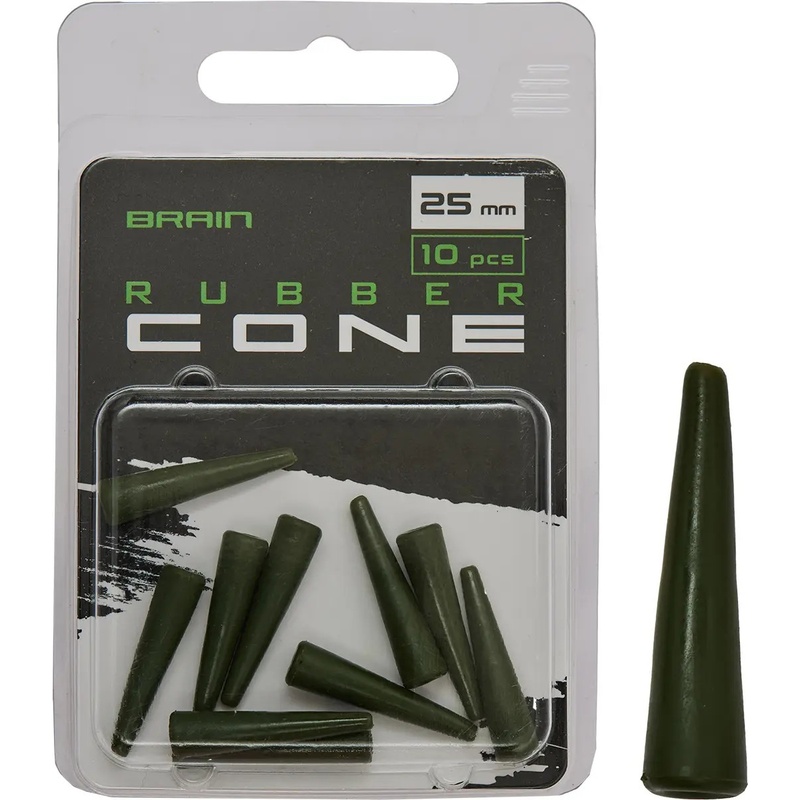 Конус BRAIN Rubber Cone 25mm 10 шт Green SGXA-90479-25 (1858.25.15) ᐉ ...