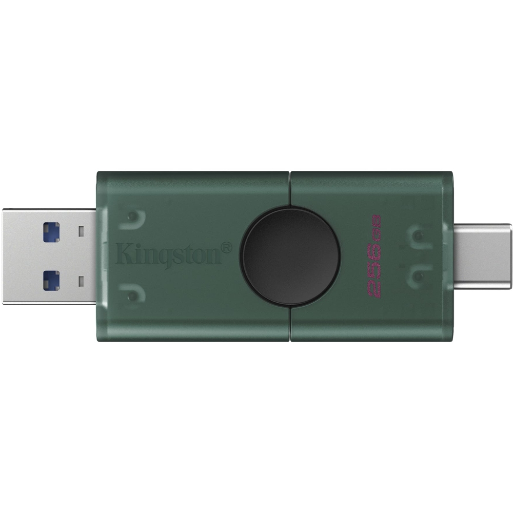 Флеш-драйв KINGSTON DataTraveler Duo USB3.2 256GB Type-C Green (DTDEG2 ...